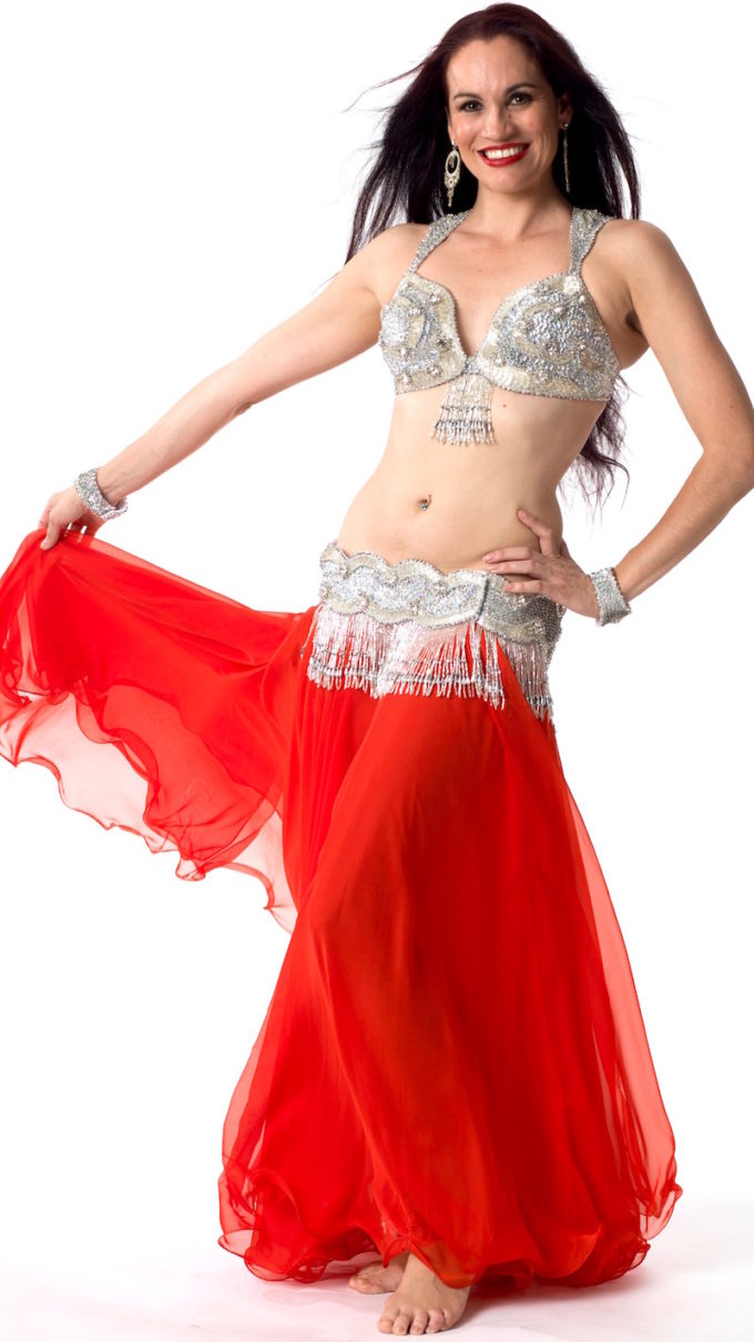 ‘Bejewelled’ Silver | Amera's Palace Belly Dance Boutique