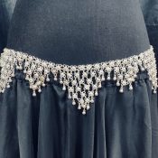 Silver Belt- ‘Pyramid Bells’ | Amera's Palace Belly Dance Boutique