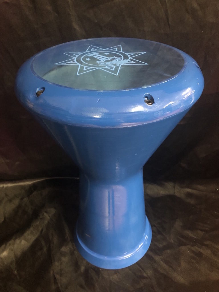 Blue Egyptian Tabla | Amera's Palace Belly Dance Boutique